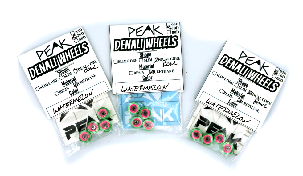 Peak Fingerboard Watermelon Wheels – Funny Monk